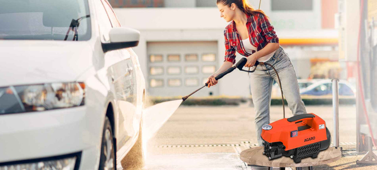 Battery operated car wash store
