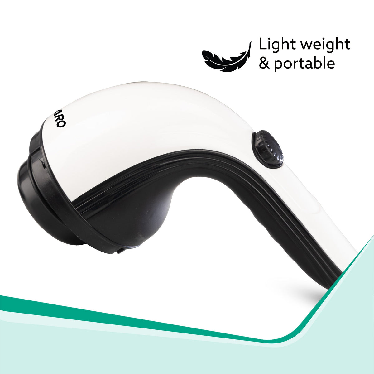 Agaro Atom Plus Electric Handheld Full Body Massager 4 Massage Heads