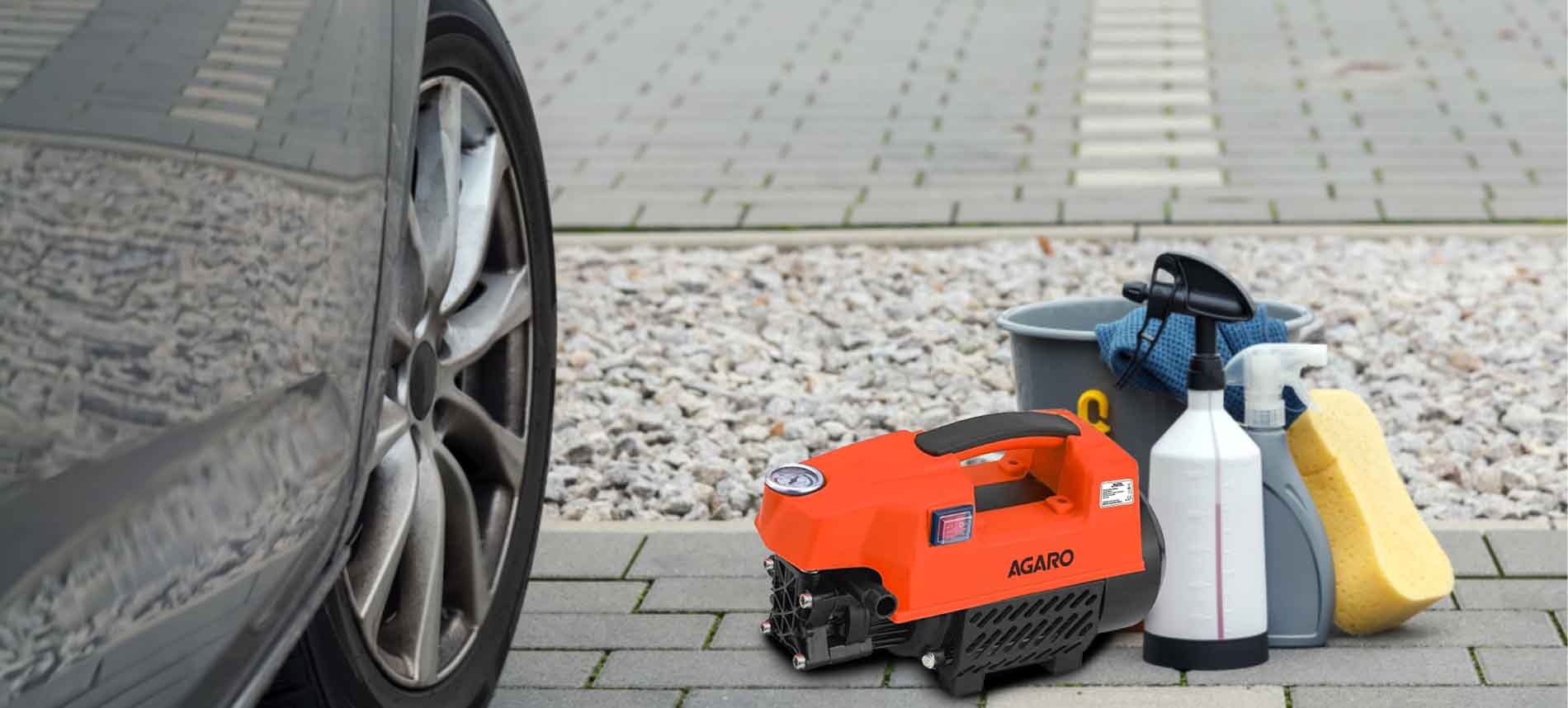 Creative Applications of a Multi Purpose Manual Car Washer – AGARO