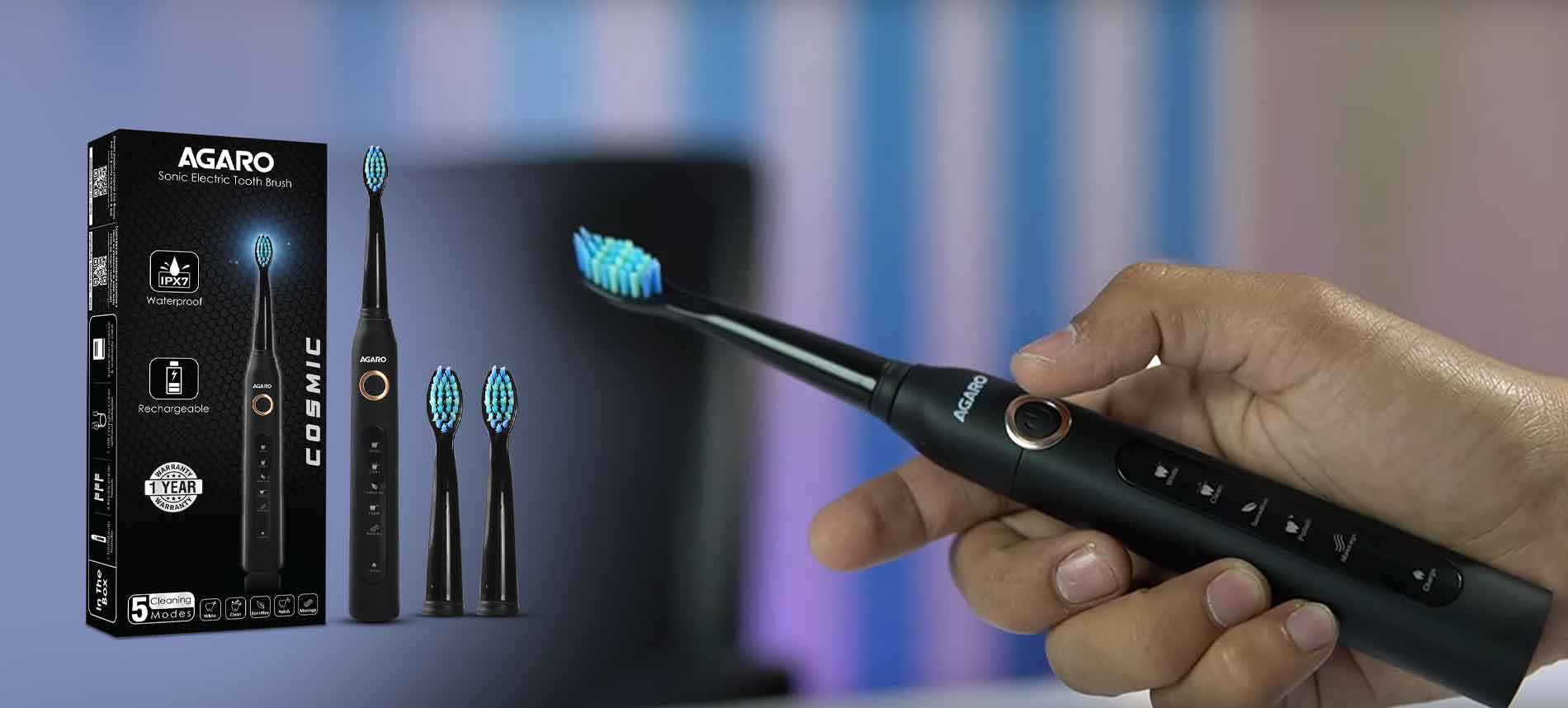Different Types of Electric Toothbrush Brushes: A Guide – AGARO