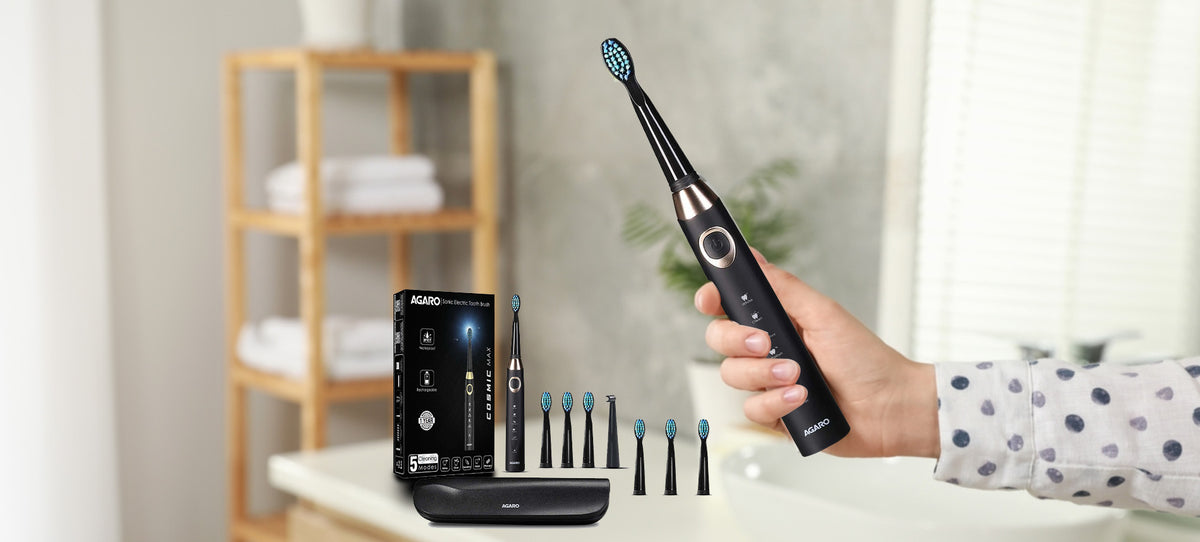 Features to Look for in an Electric Toothbrush for Adults – AGARO