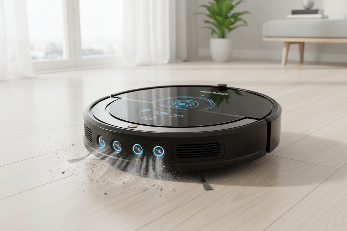 AGARO Alpha Robot Vacuum Cleaner Dust Capacity & Water Tank Guide