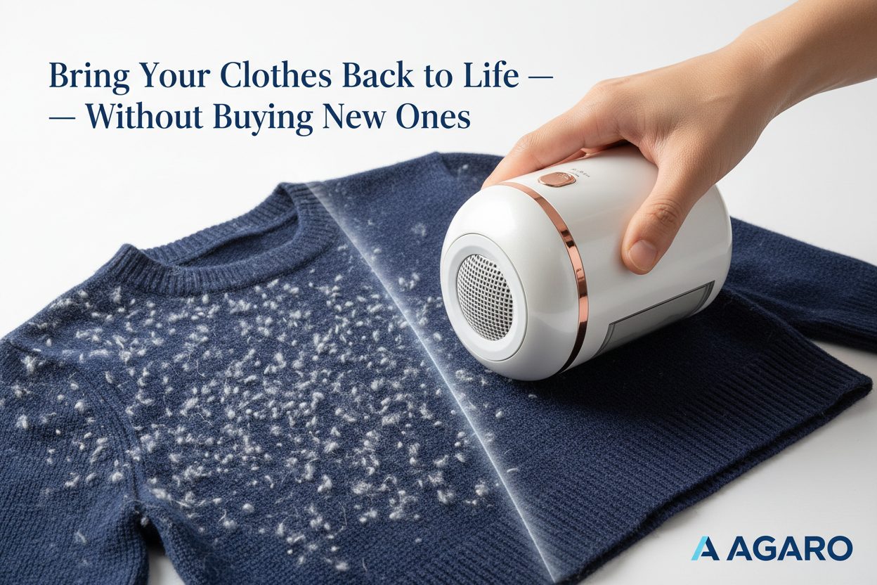 Agaro Lint Remover Bring Your Clothes Back to Life — Without Buying Ne ...