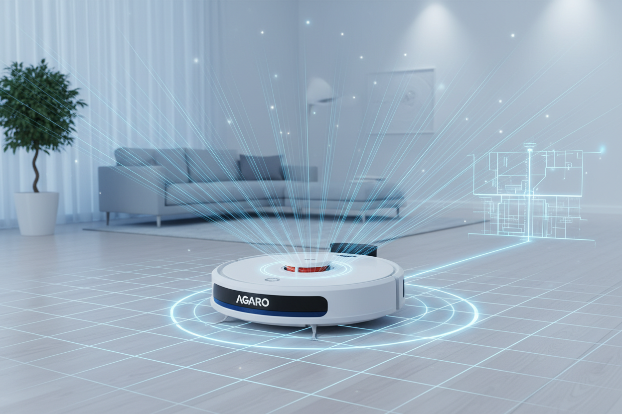 How AGARO Alpha Robot Vacuum Cleaner Uses LiDAR Smart Mapping