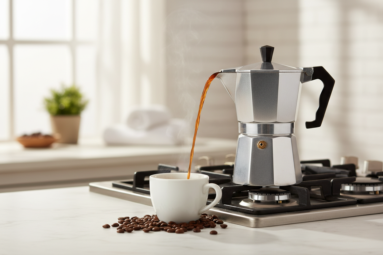 Moka Pot Coffee Explained: Classic 240ml Moka Pot Revie – AGARO
