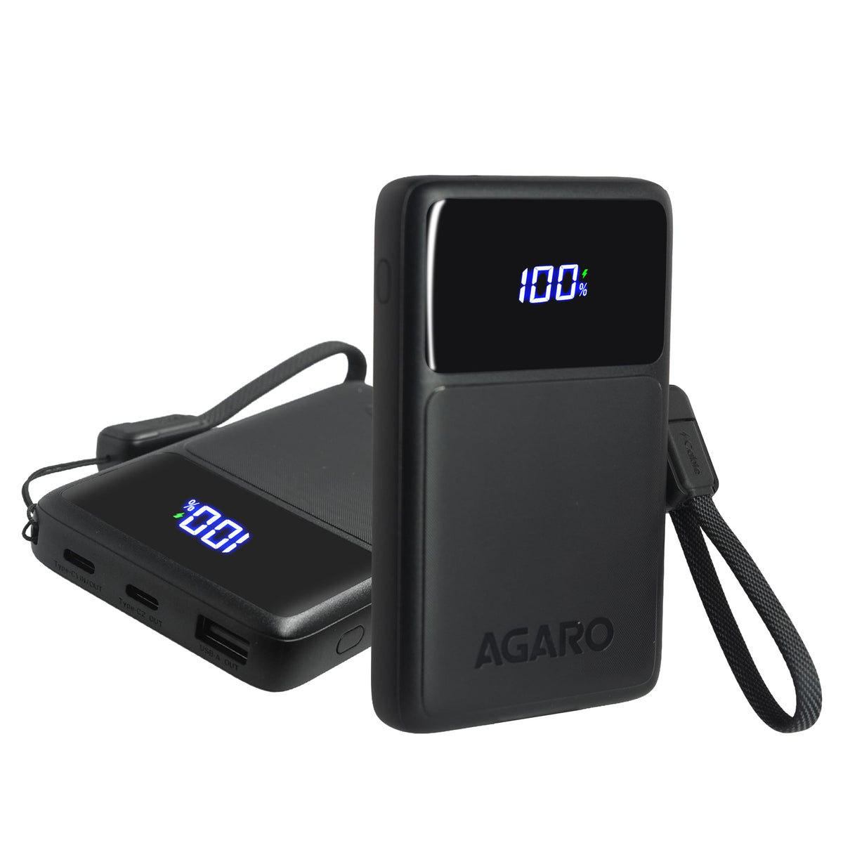 AGARO Ignite 10000 mAh Compact Power Bank, 45W Quick Charging