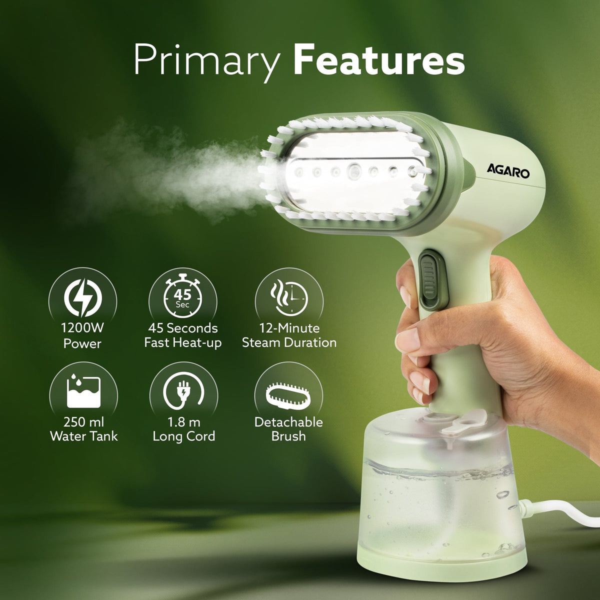 Regency Handheld Garment Steamer, Wrinkle Remover, Iron, Fast Heat, Ce ...