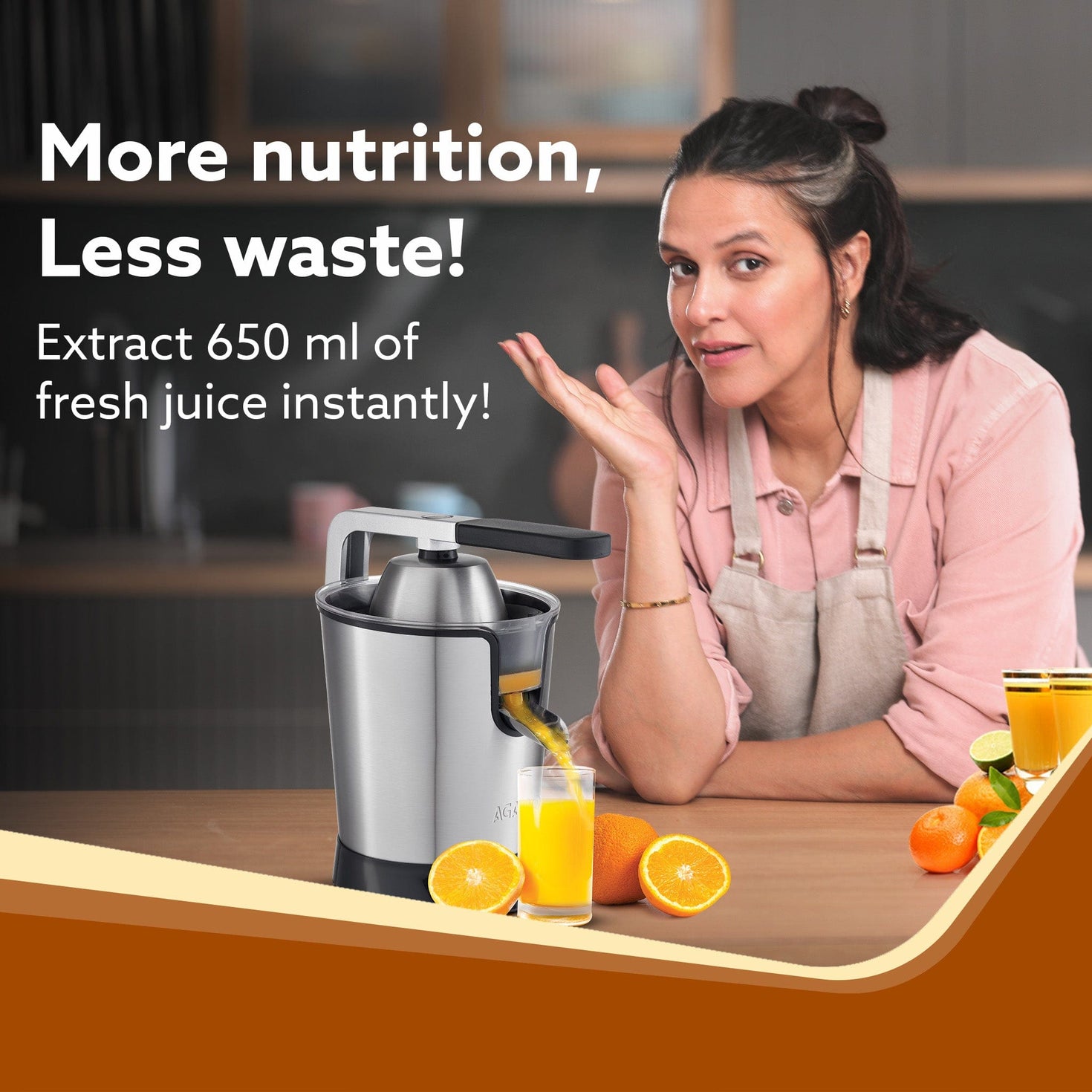 Regency Electric Citrus Juicer 350W, 650 ml, Pulp Regulator – Agaro