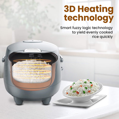 Imperial Electric Rice Cooker - 2L - Grey | AGARO – Agaro
