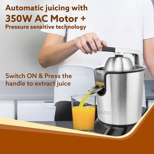 Regency Electric Citrus Juicer 350W, 650 ml, Pulp Regulator – Agaro