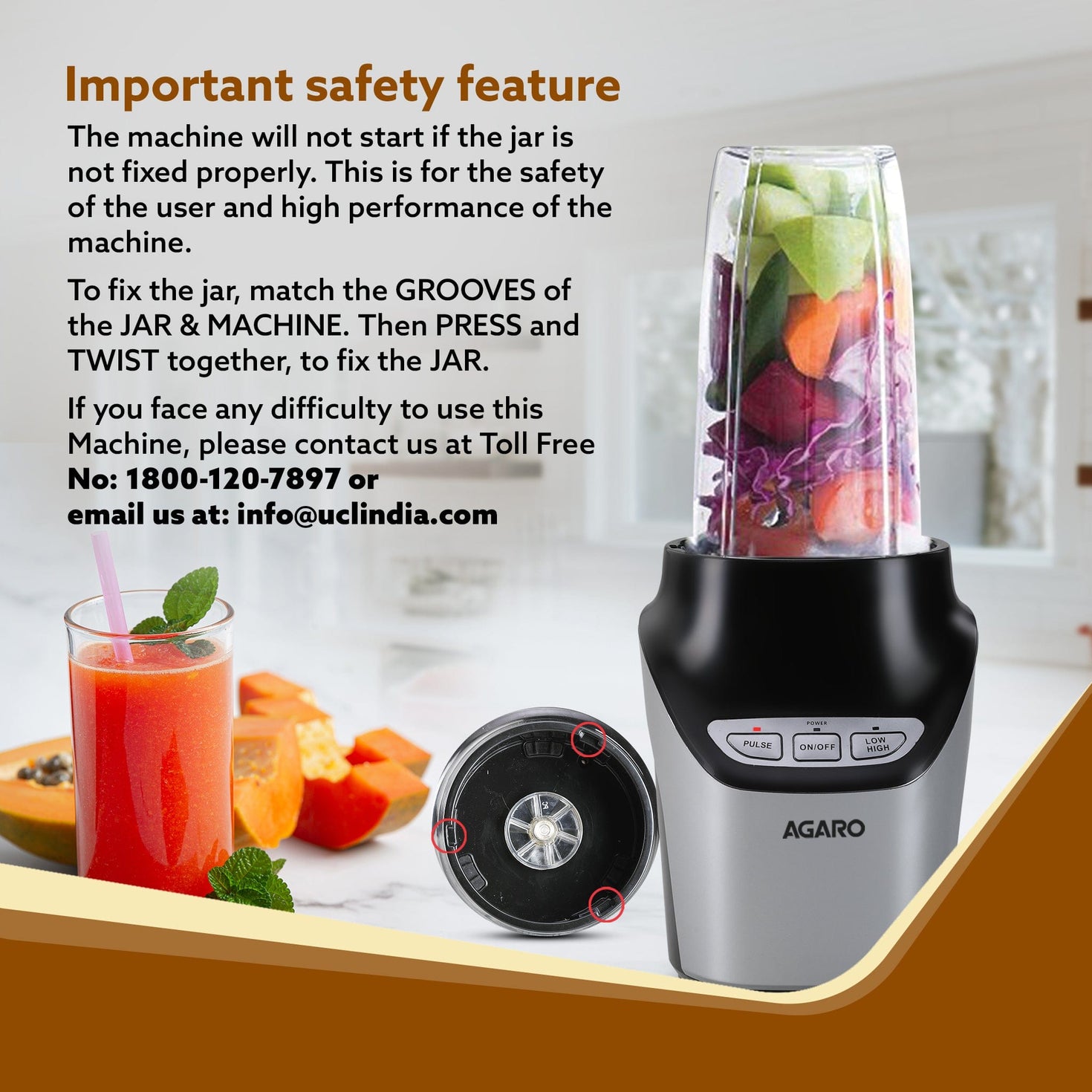 AGARO Marvel Nutri Blender | Powerful Motor | Order Now! – Agaro