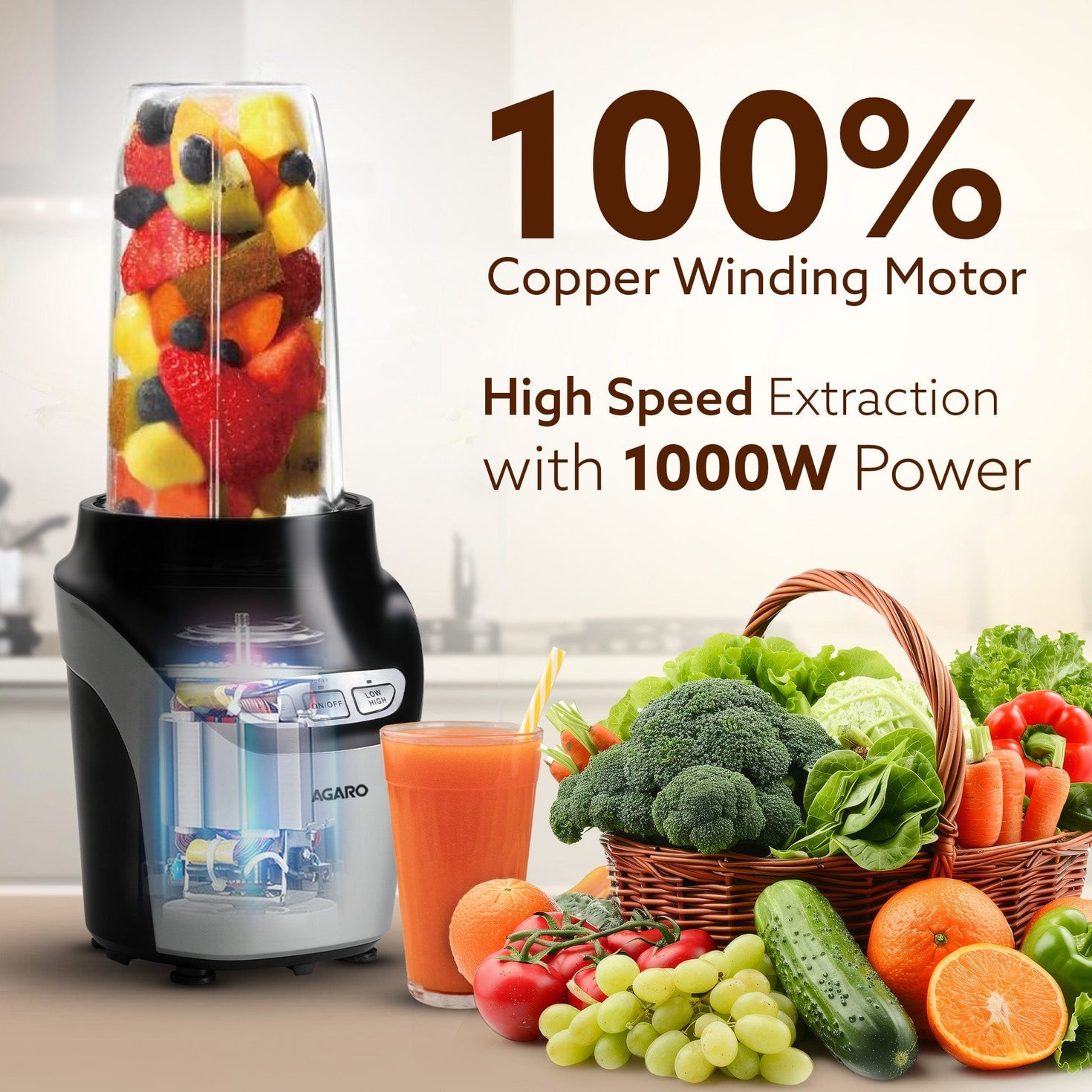 AGARO Marvel Nutri Blender | Powerful Motor | Order Now! – Agaro