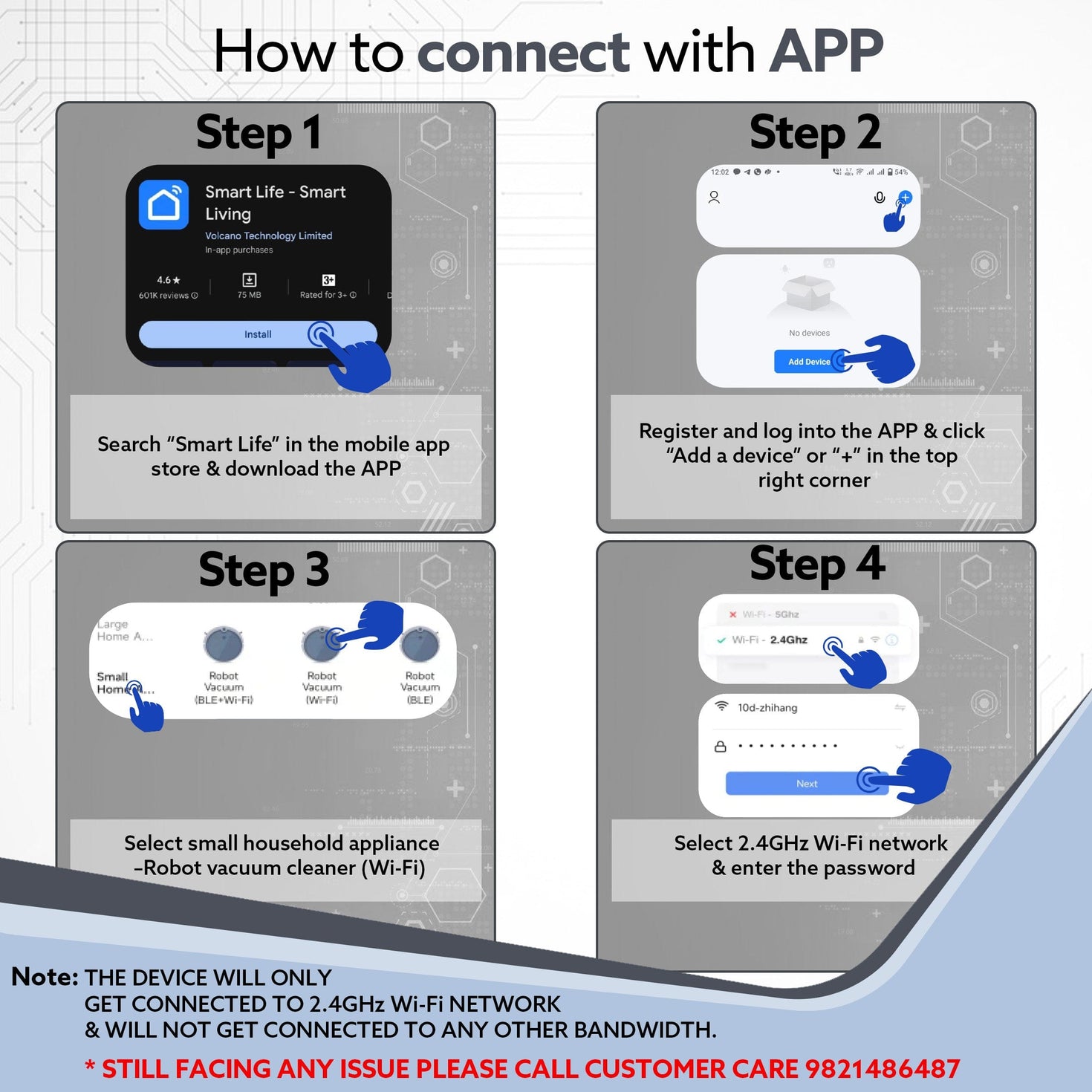 AGARO Alpha Robot Vacuum Cleaner: Brush, Dry & Wet Mop – Buy Online – Agaro