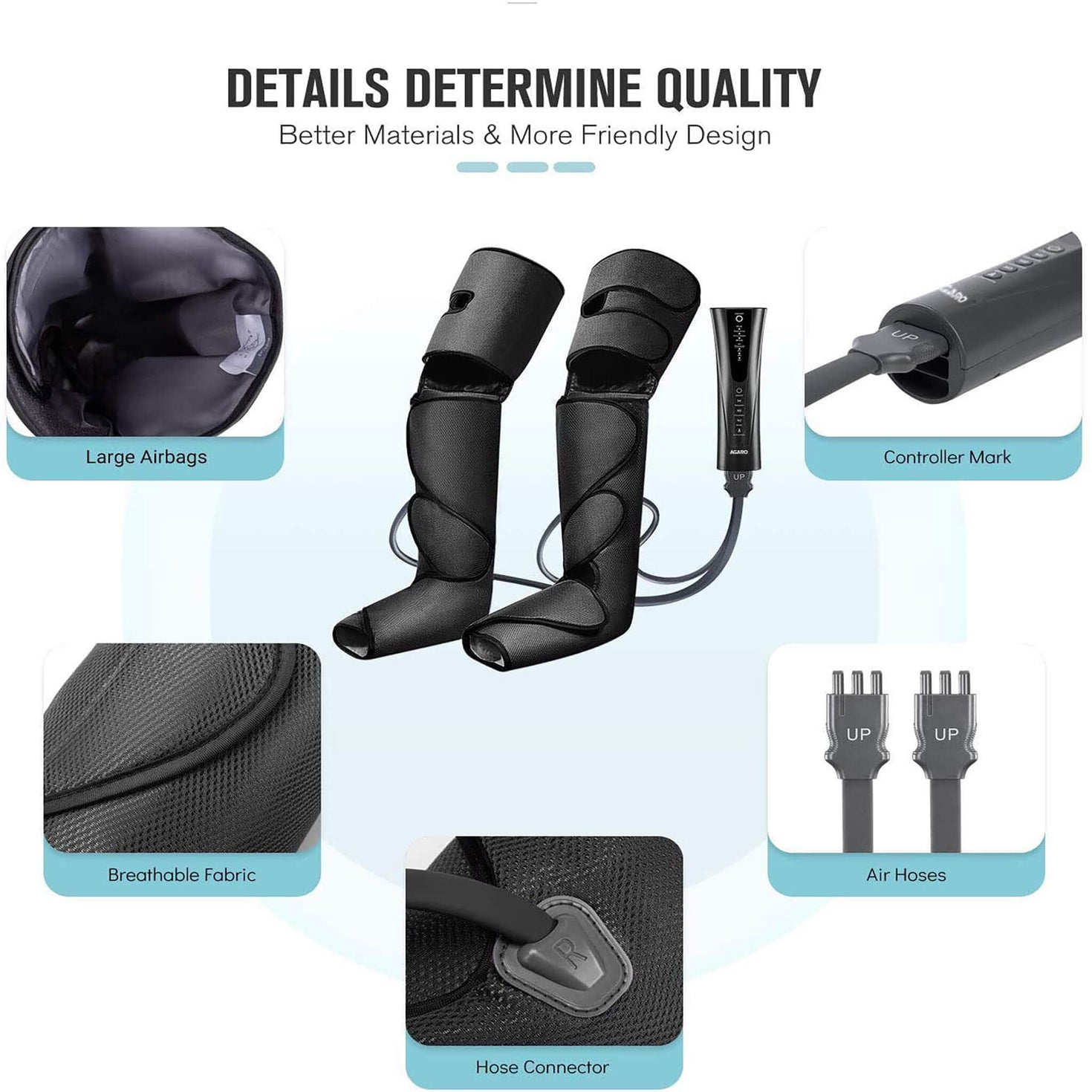 AGARO MAGMA Air Leg & Calf Massager – Agaro